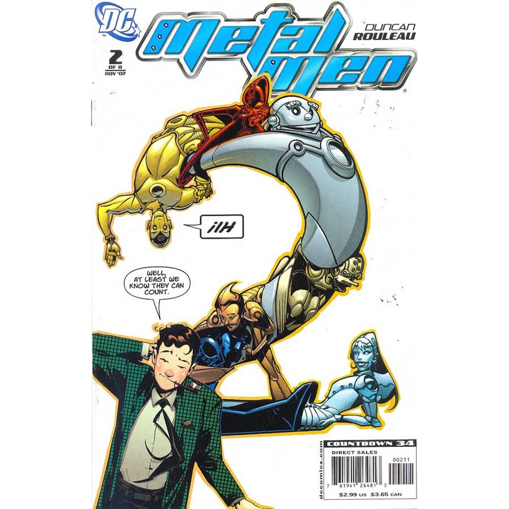 Comic Book Metal Men 2 DC Rare Old Online Shop Collectors Gibi - Rika