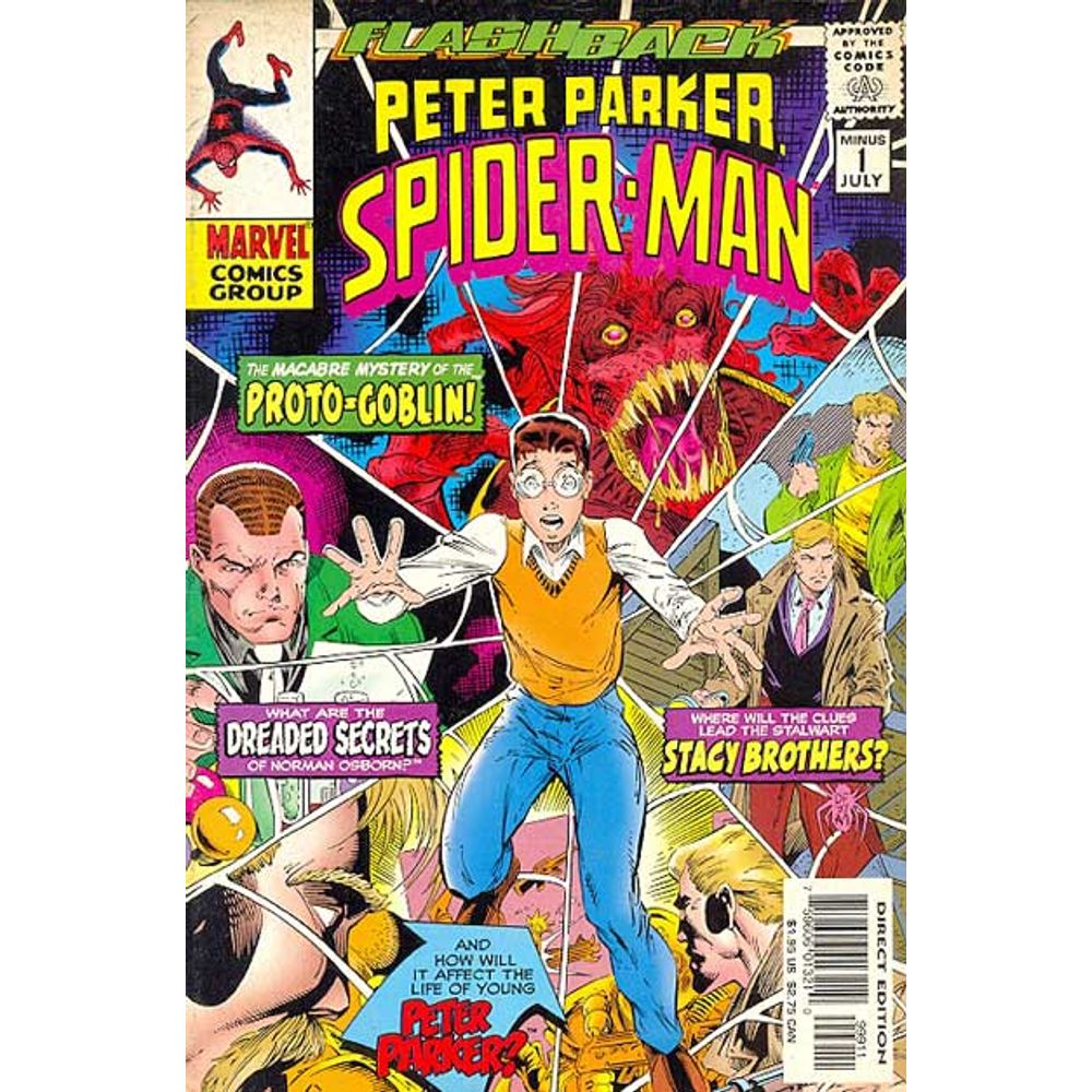 Comic Book SpiderMan Flashback 1 Marvel Rare Old Online Shop Collectors ...