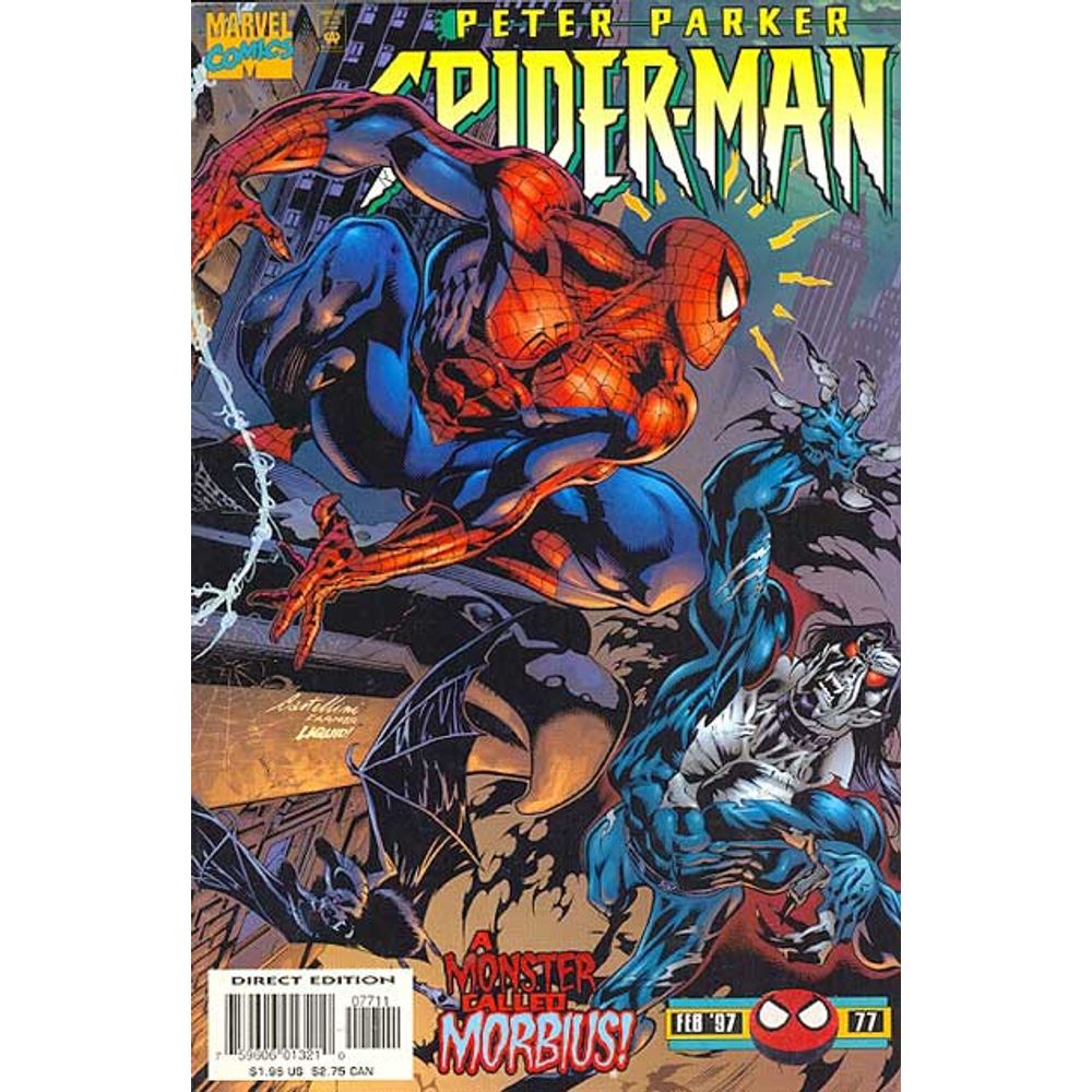 Comic Book SpiderMan 77 Marvel Rare Old Online Shop Collectors Gibi - Rika