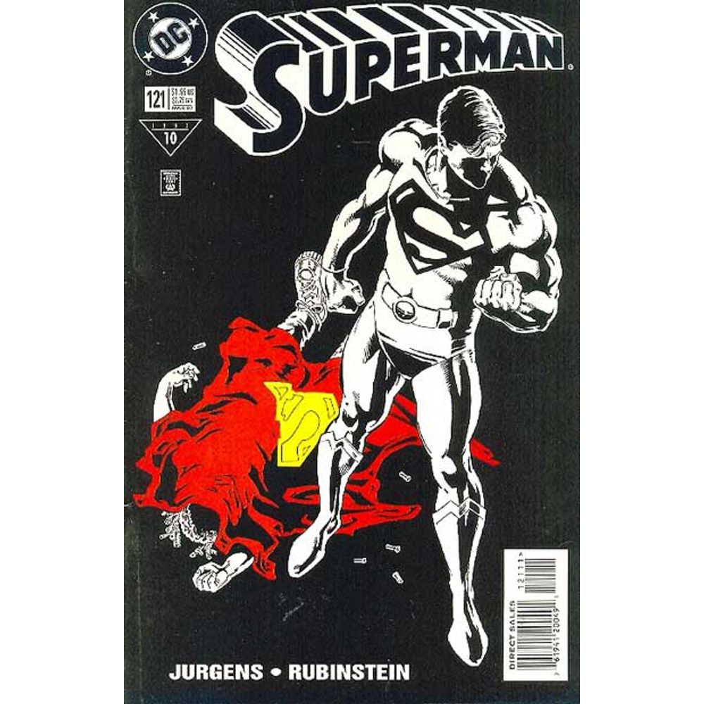 Comic Book Superman Volume 2 121 DC Rare Old Online Shop Collectors ...