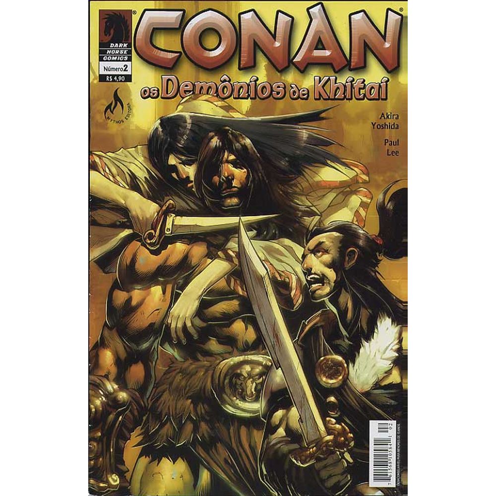 Conan - Os Demônios de Khitai 2 Editora Mythos Gibis Quadrinhos HQs ...