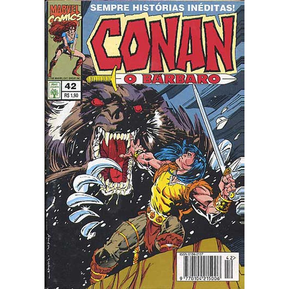 Conan o Bárbaro 42 Editora Abril Gibis Quadrinhos HQs Mangás - Rika ...