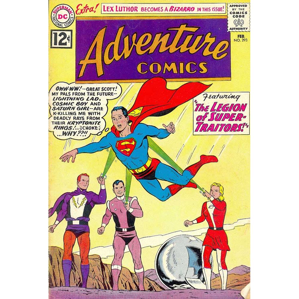 Comic Book Adventure Comics Volume 1 293 DC Rare Old Online Shop ...