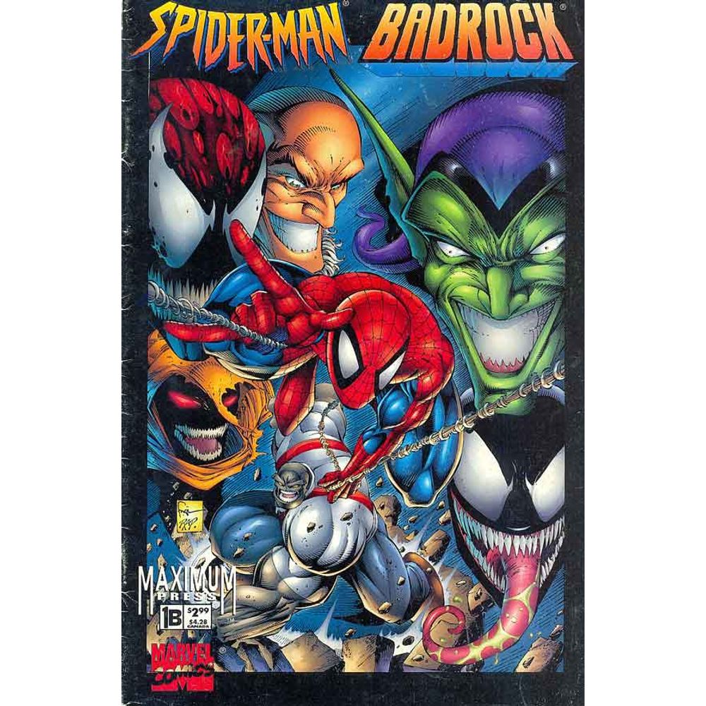Comic Book SpiderMan Badrock 1B Marvel Rare Old Online Shop Collectors ...