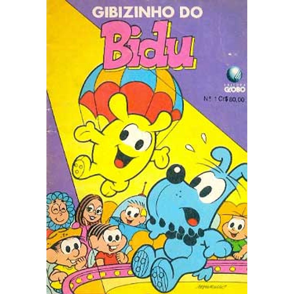 Gibizinho da Mônica 01 - Bidu Editora Globo - Rika Comic Shop - Gibis ...
