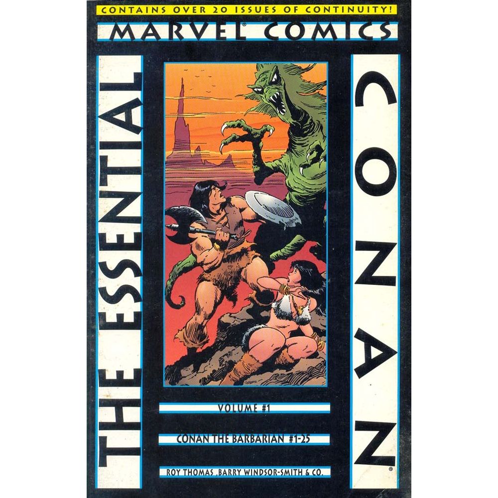 Comic Book Essential Conan Volume 1 Marvel Rare Old Online Shop ...