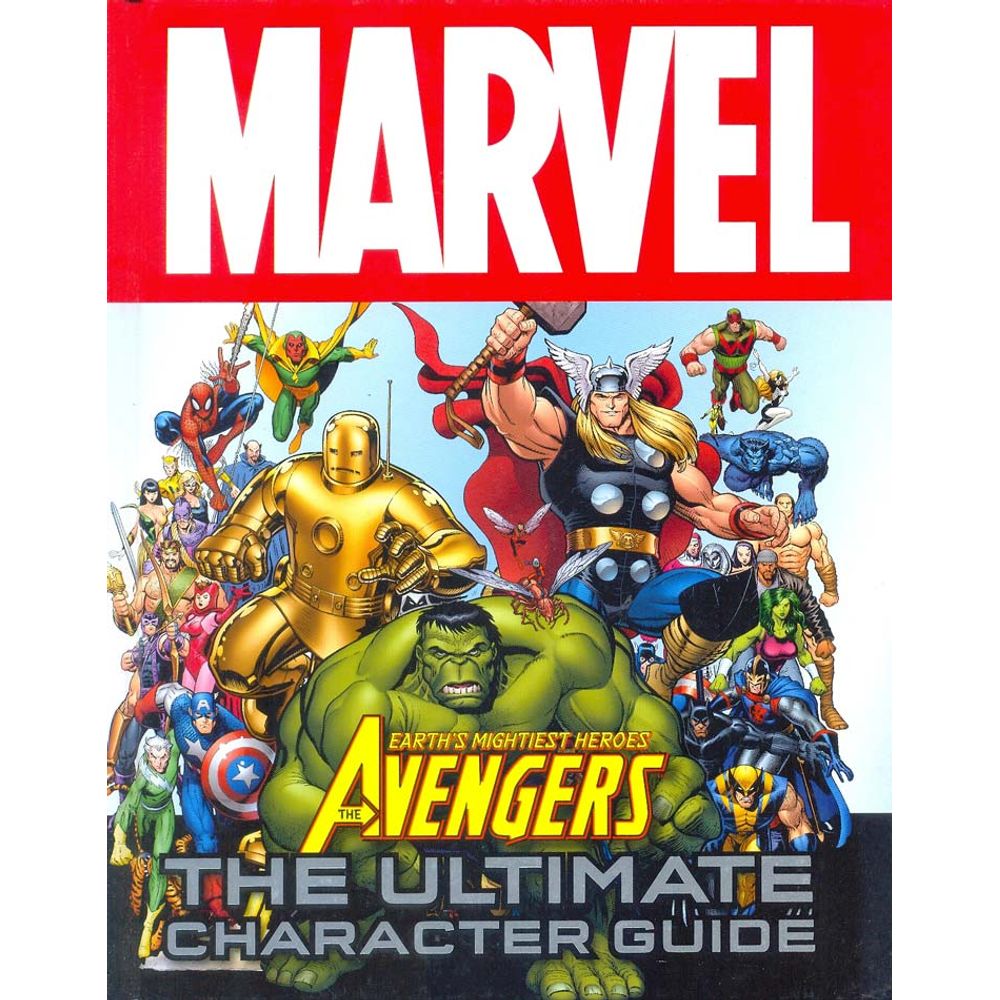 Comic Book Marvel The Ultimate Character Guide The Avengers Marvel Rare ...