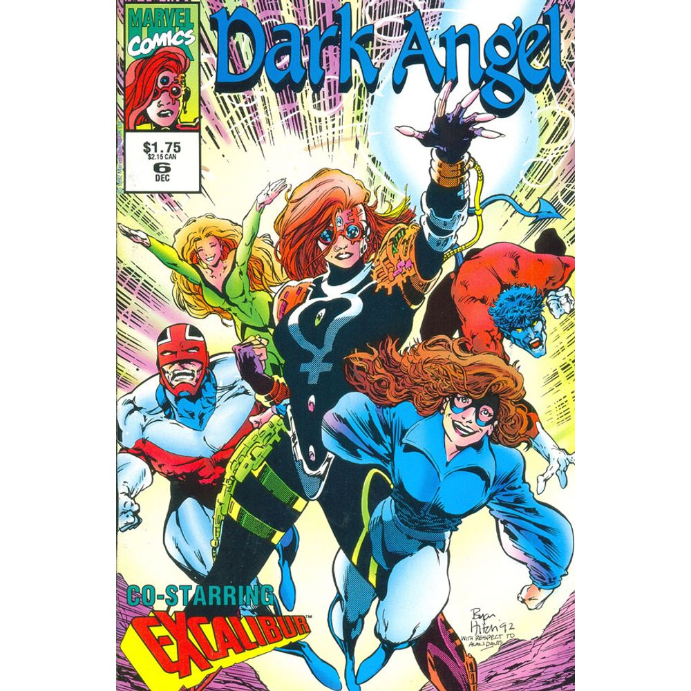 Comic Book Dark Angel Volume 1 06 Marvel Comics Rare Old Online Shop ...