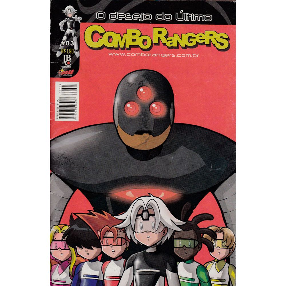 Combo Rangers 03 Editora JBC Gibis Quadrinhos HQs Mangás - Rika