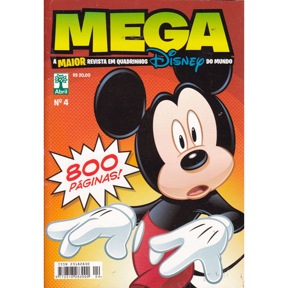 Mega Disney 04 Editora Abril - Rika Comic Shop - Gibis Quadrinhos ...