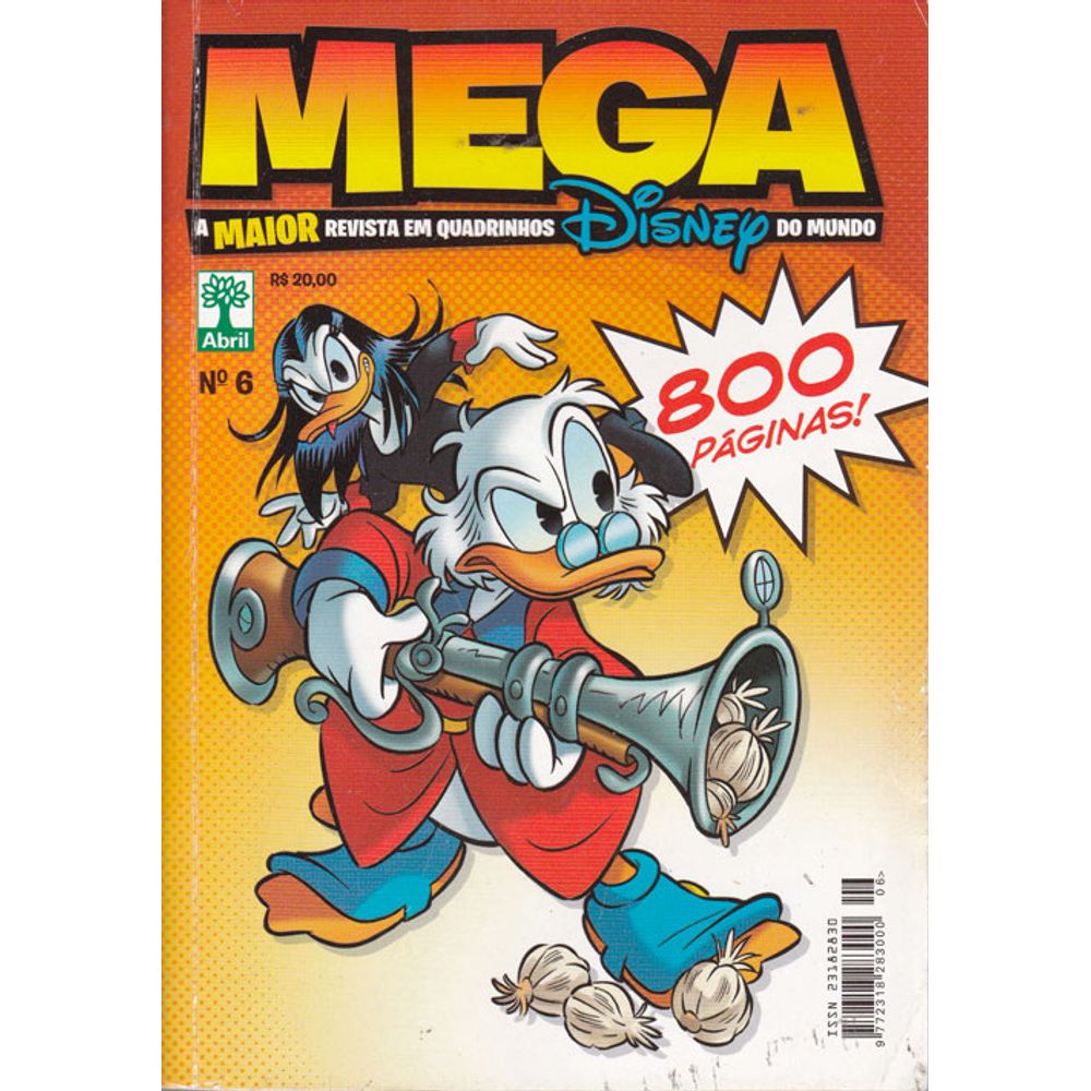 Mega Disney 06 Editora Abril - Rika Comic Shop - Gibis Quadrinhos ...