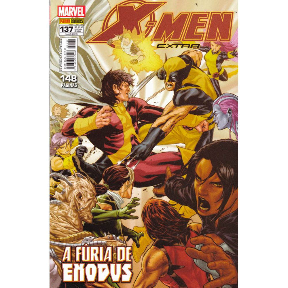 X-Men Extra 137 Editora Panini Gibis Quadrinhos HQs Mangás - Rika Comic ...