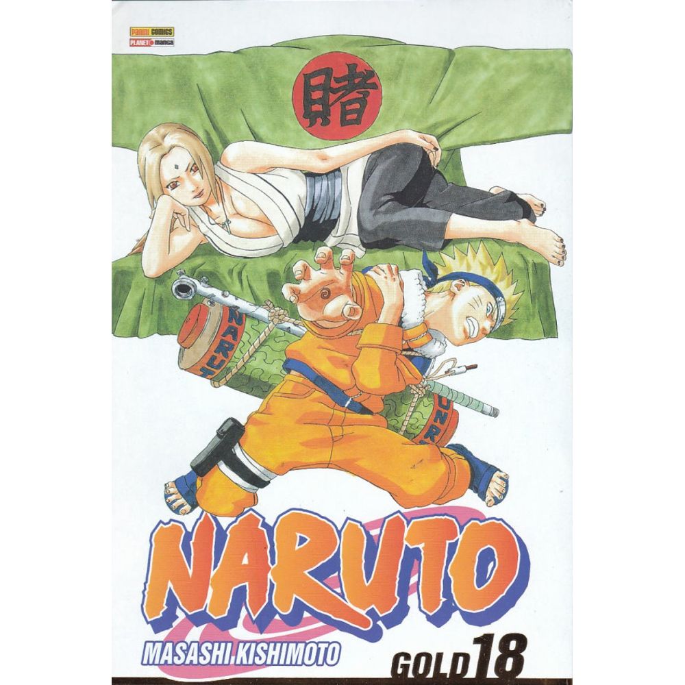 Naruto Gold 18 Editora Panini Gibis Quadrinhos HQs Mangás - Rika