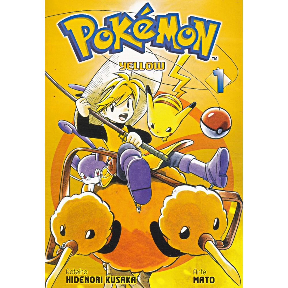 Pokémon - Yellow 1 Editora Panini Gibis Quadrinhos HQs Mangás - Rika