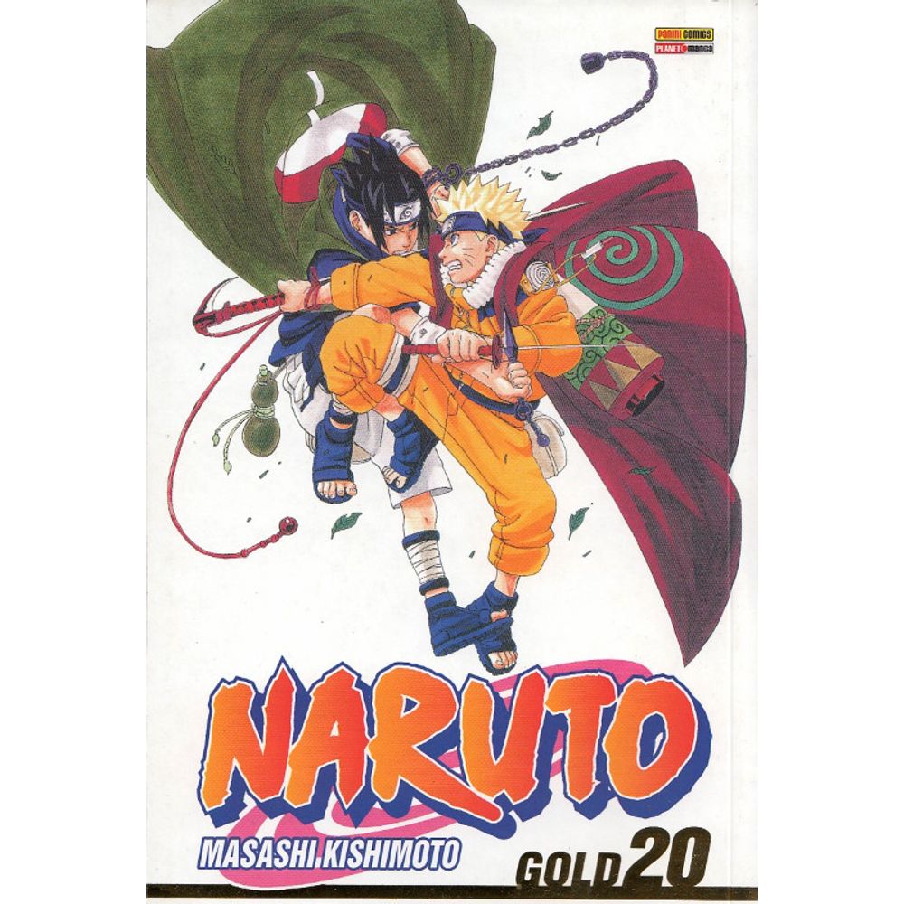 Naruto Gold 20 Editora Panini Gibis Quadrinhos HQs Mangás - Rika