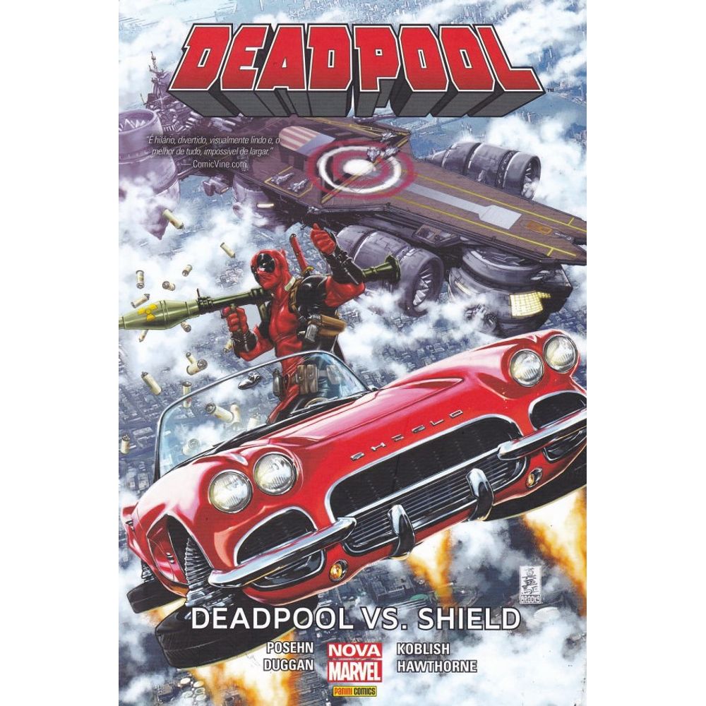 Deadpool - Deadpool Vs. Shield Editora Panini Gibis Quadrinhos HQs ...