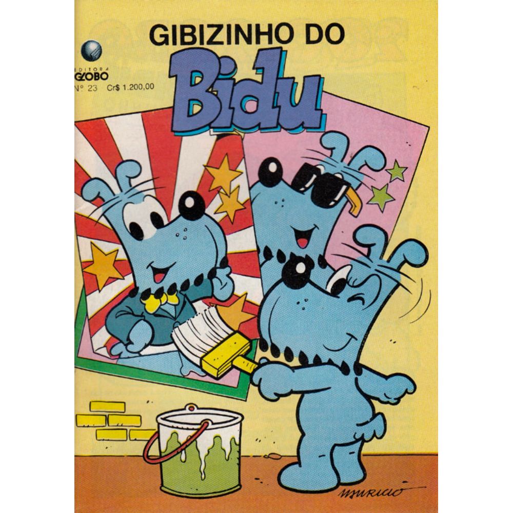 Gibizinho da Mônica 23 - Bidu Editora Globo - Rika Comic Shop - Gibis ...