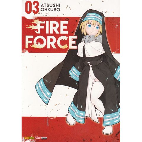 Fire Force 03 Editora Panini Gibis Quadrinhos HQs Mangás - Rika