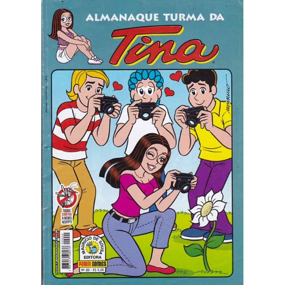 Almanaque Turma da Tina 20 Editora Panini - Rika Comic Shop - Gibis ...