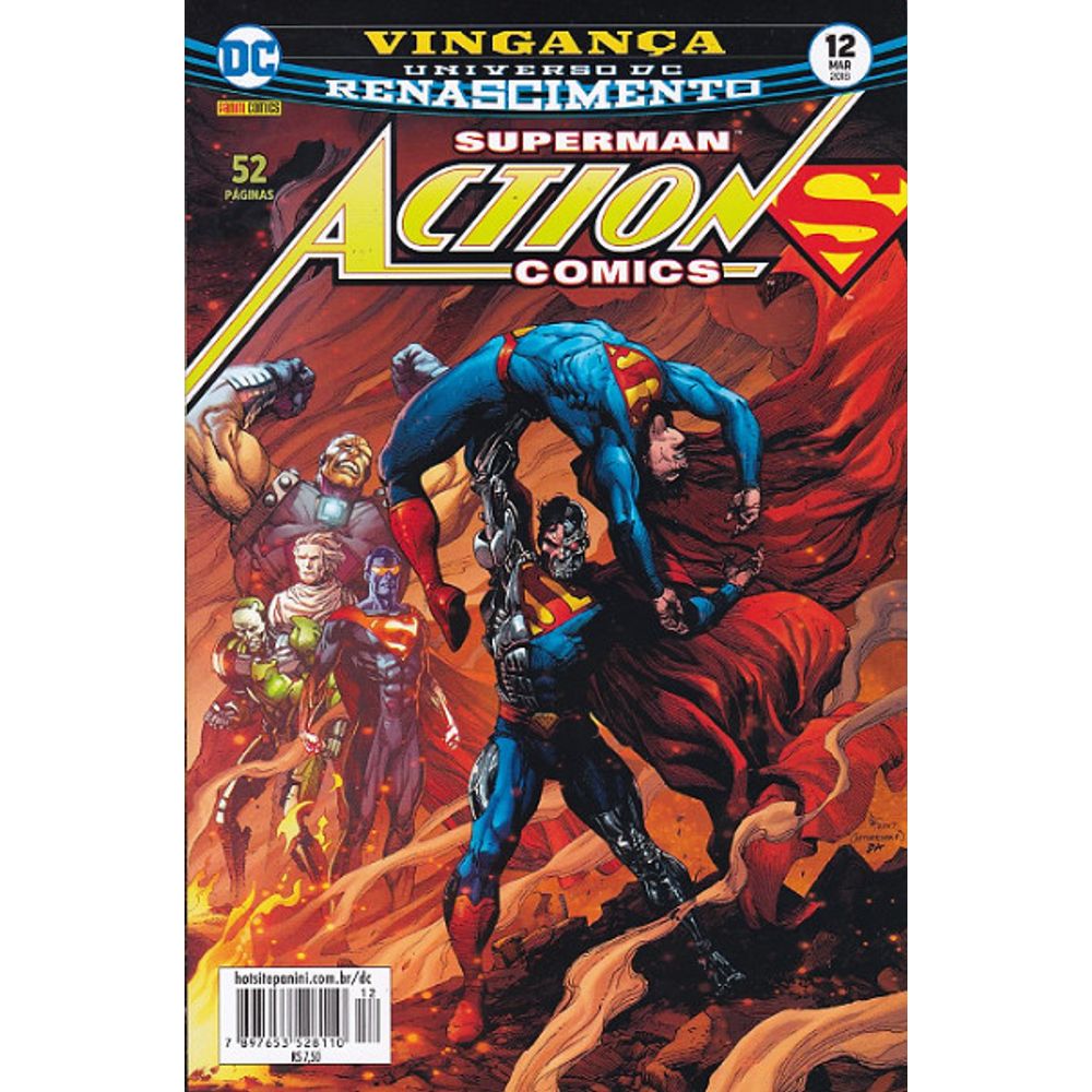 Action Comics 12 Editora Panini Gibis Quadrinhos HQs Mangás - Rika