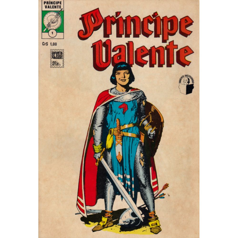 Príncipe Valente 1 Editora Gea - Gibis Quadrinhos Mangás - Rika