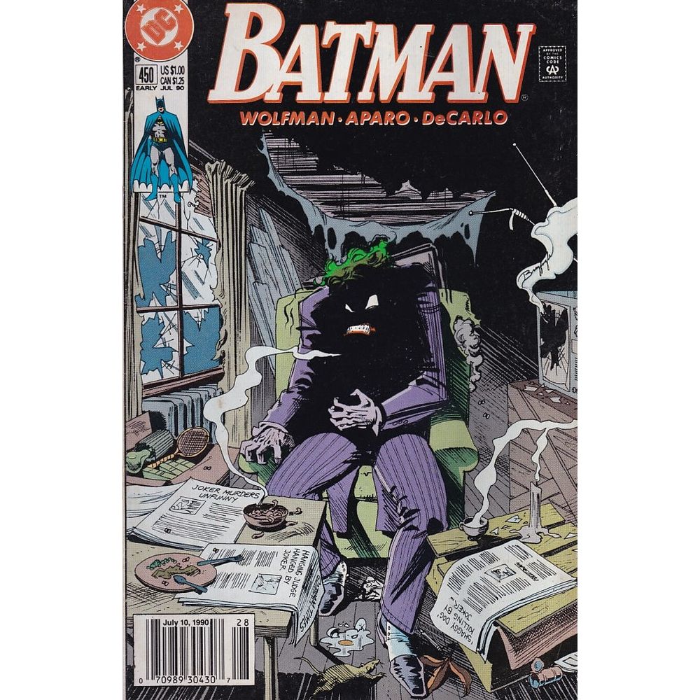 Batman - Volume 1 # 450 - Gibis Mangás Quadrinhos HQs - Rika