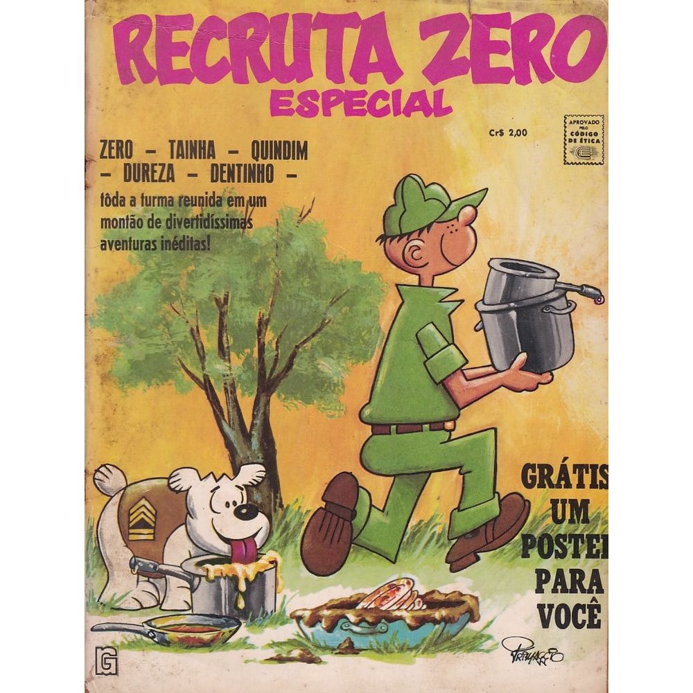 Recruta Zero Especial Editora RGE - Gibis Quadrinhos Mangás - Rika