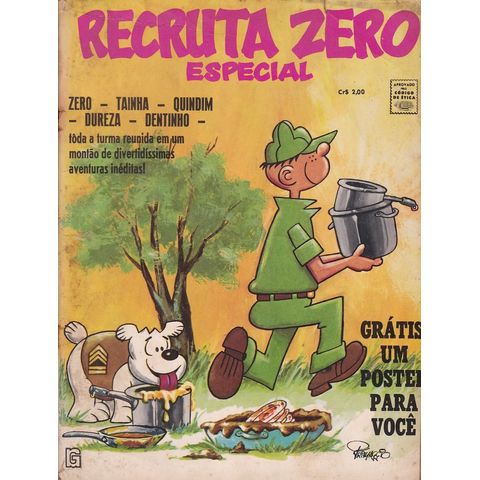 Recruta Zero Especial Editora RGE - Gibis Quadrinhos Mangás - Rika