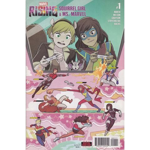 Marvel Rising - Squirrel Girl Ms Marvel # 1 - Gibis Mangás Quadrinhos ...