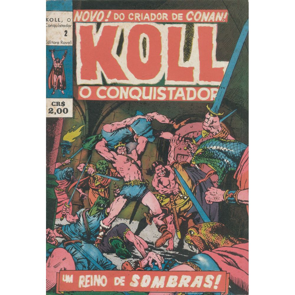 Koll O Conquistador 2 Editora Roval - Gibis Quadrinhos Mangás - Rika