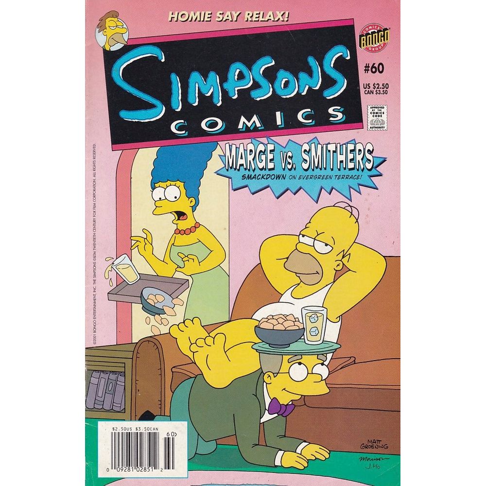 Simpsons Comics # 60 - Gibis Mangás Quadrinhos HQs - Rika