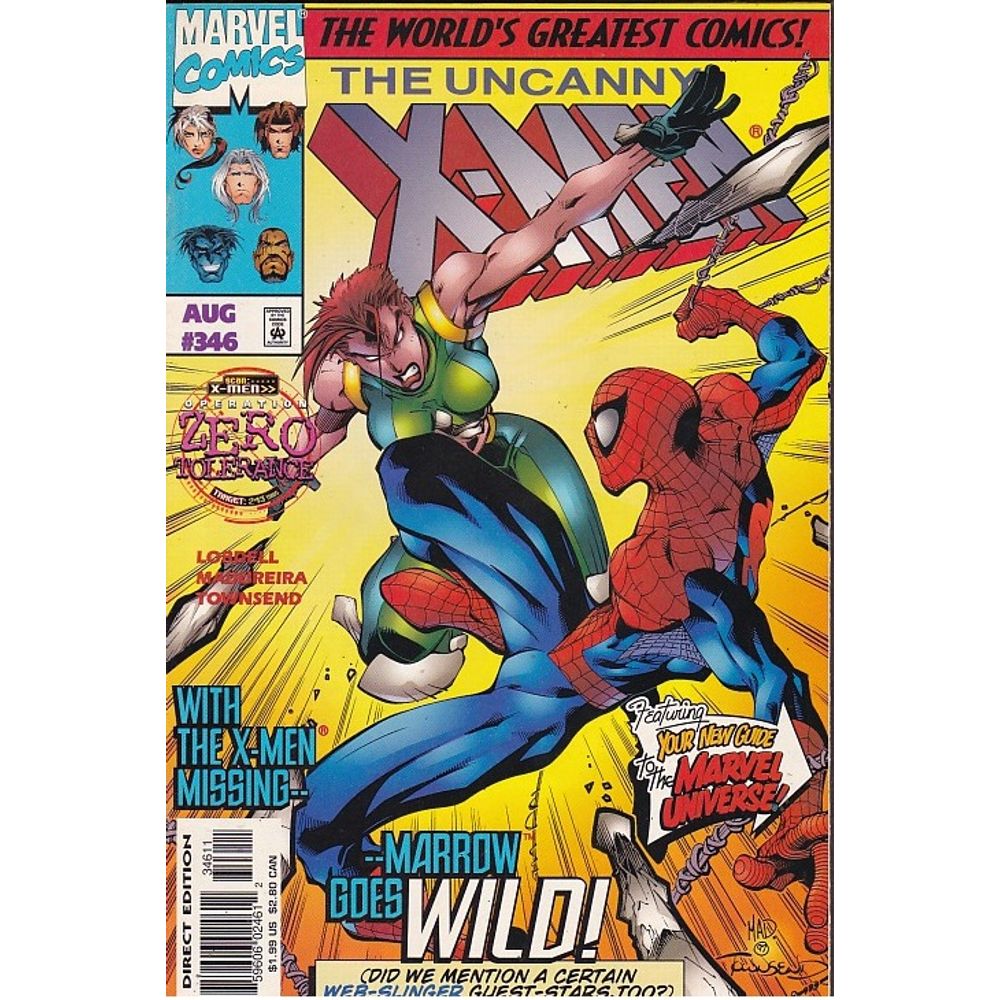 Uncanny X-Men - Volume 1 # 346 - Gibis Mangás Quadrinhos HQs - Rika