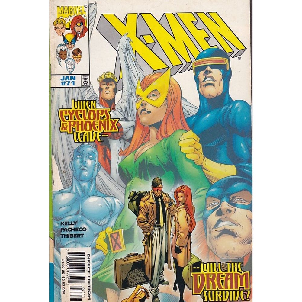 X-Men - Volume 1 # 71 - Gibis Mangás Quadrinhos HQs - Rika
