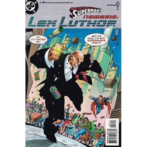 Superman's Nemesis - Lex Luthor # 3 - Gibis Mangás Quadrinhos HQs - Rika
