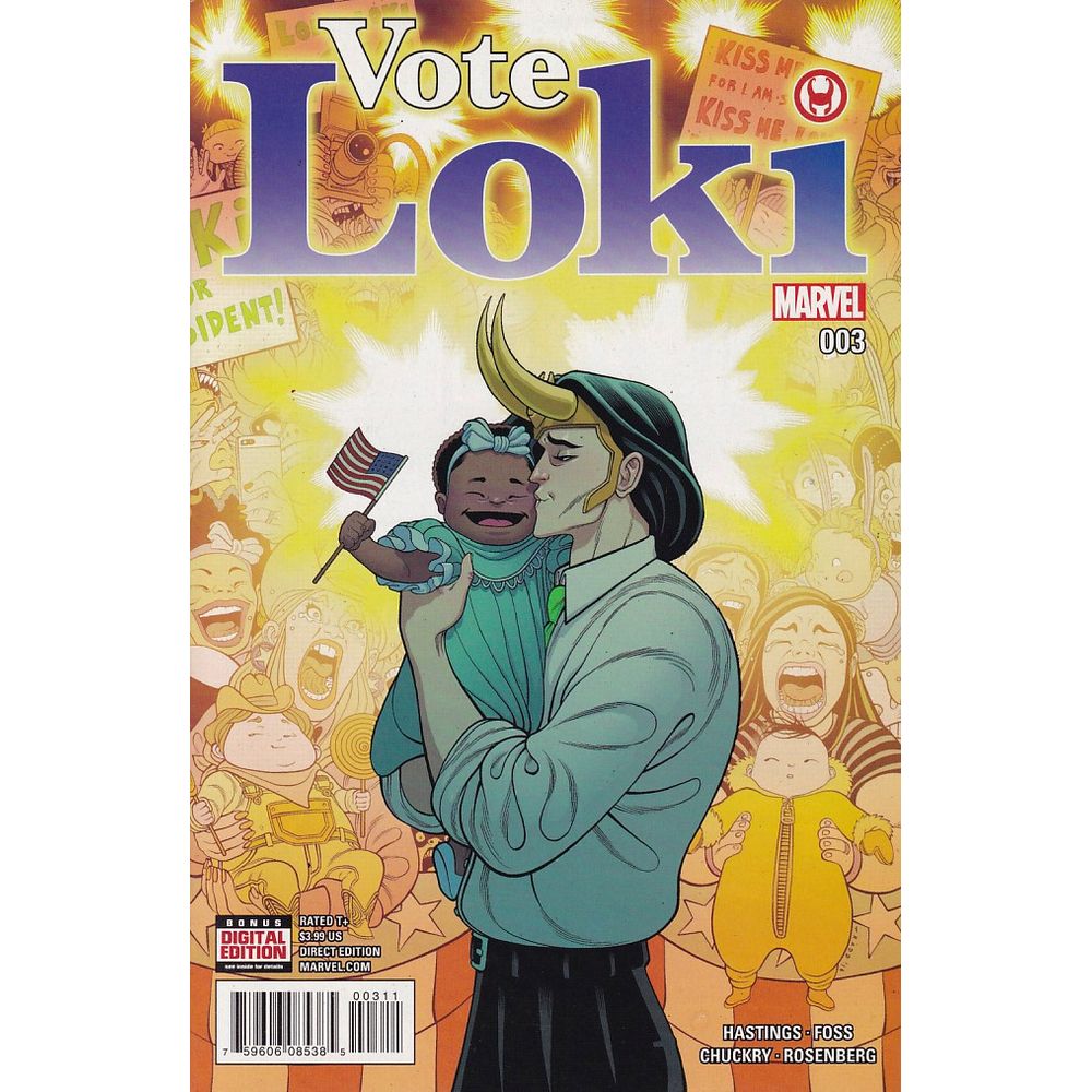Vote Loki # 3 - Gibis Mangás Quadrinhos HQs - Rika