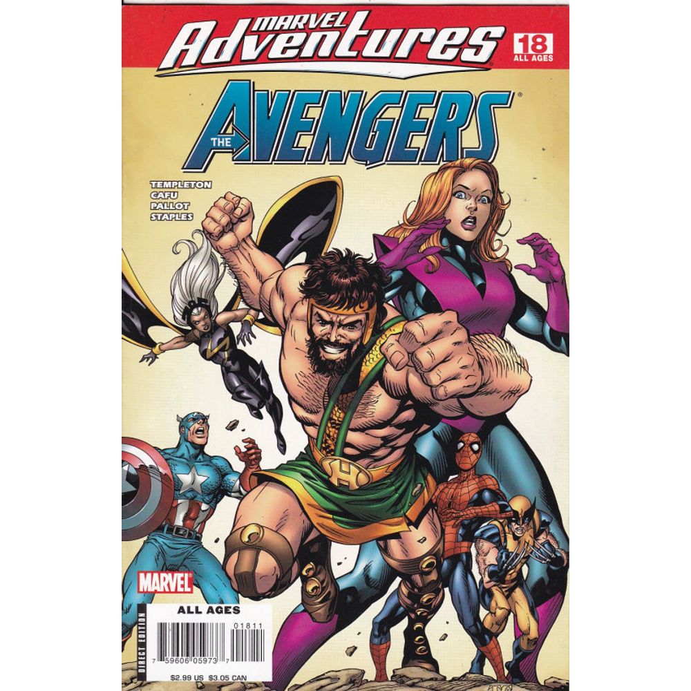 Marvel Adventures - Avengers # 18 - Gibis Mangás Quadrinhos HQs - Rika