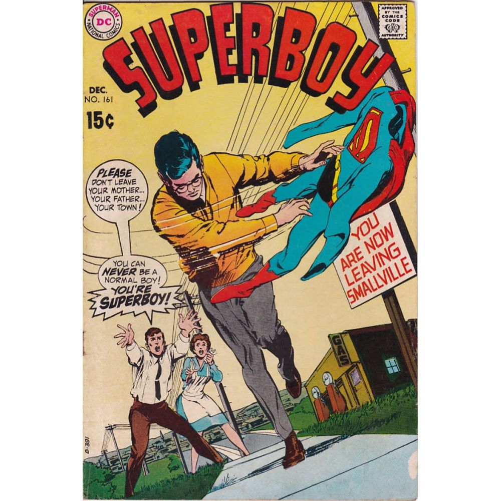 Superboy - Volume 1 # 161 - Gibis Mangás Quadrinhos HQs - Rika