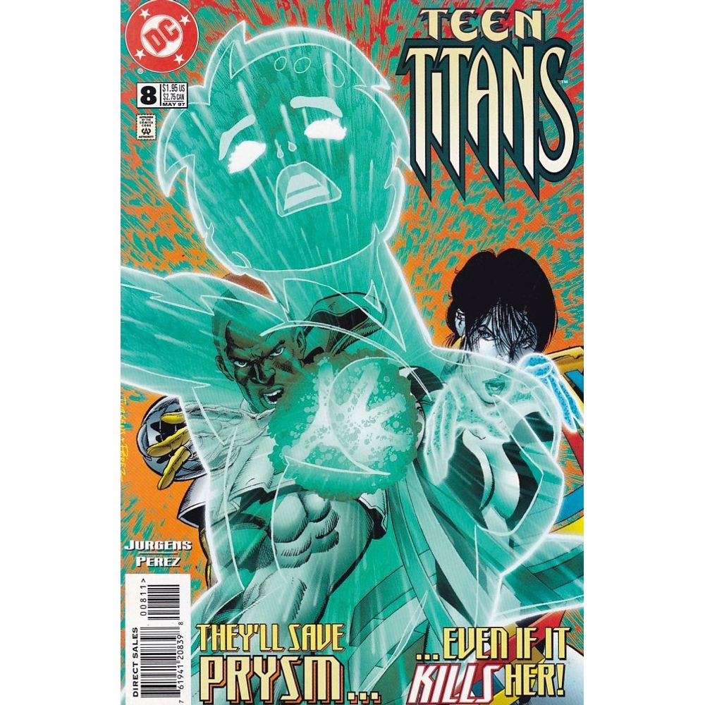Teen Titans - Volume 2 # 08 - Gibis Mangás Quadrinhos HQs - Rika