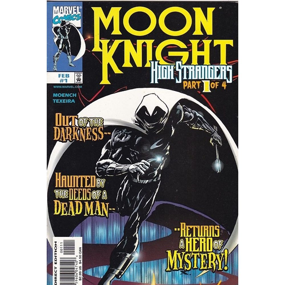 Moon Knight - Volume 2 # 1 - Gibis Mangás Quadrinhos HQs - Rika
