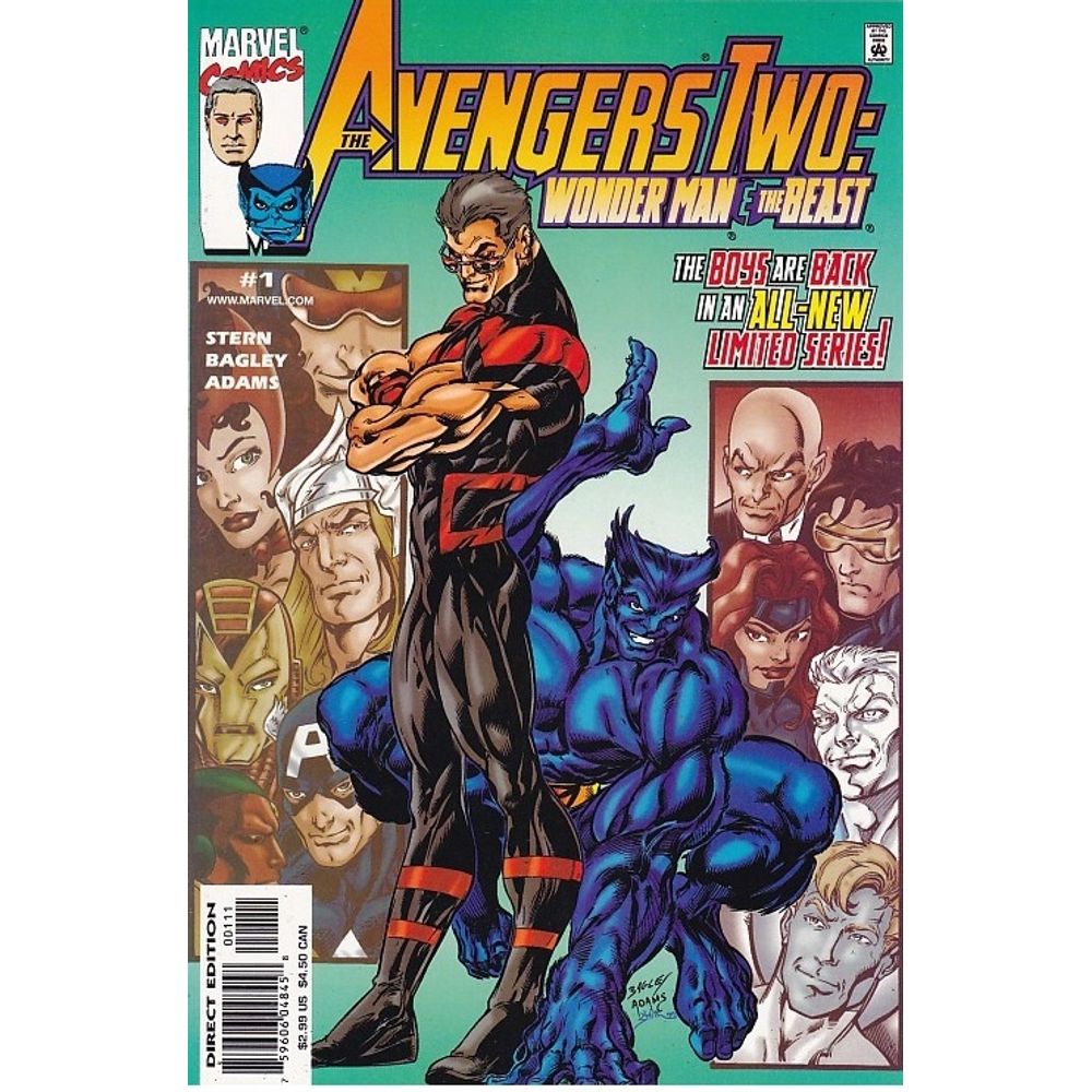 Avengers Two Wonder Man and the Beast # 1 - Gibis Mangás Quadrinhos HQs ...