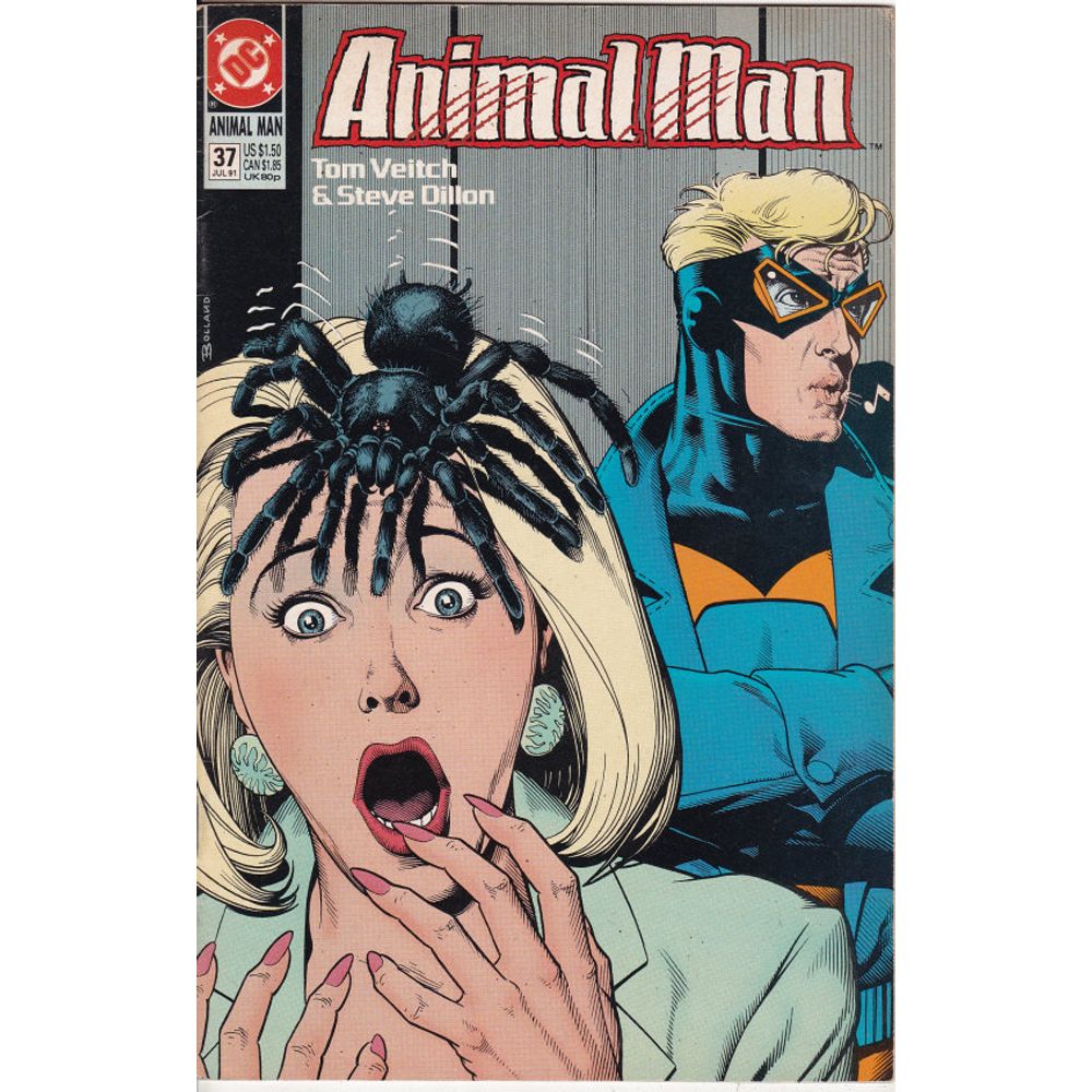 Animal Man - Volume 1 # 37 - Gibis Mangás Quadrinhos HQs - Rika