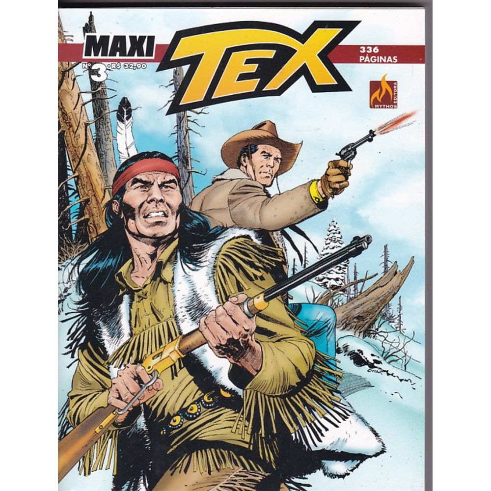 Maxi Tex 03 Editora Mythos - Gibis Quadrinhos Mangás Faroeste - Rika