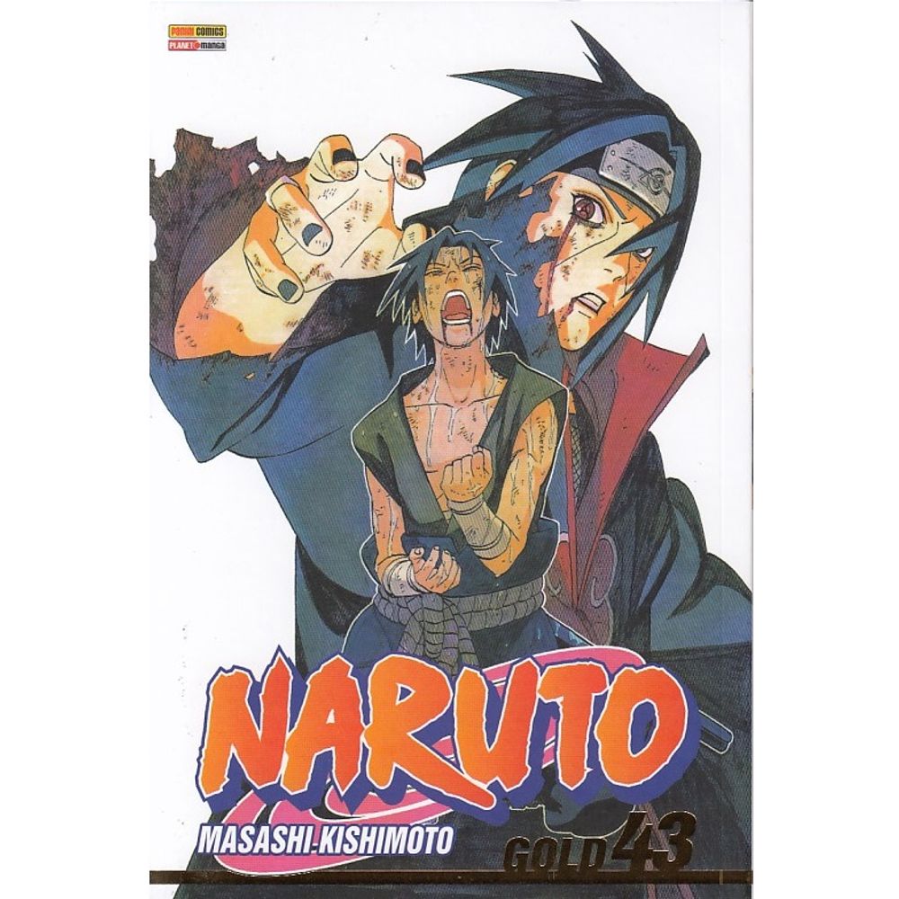 Naruto Gold 43 Editora Panini Gibis Quadrinhos HQs Mangás - Rika