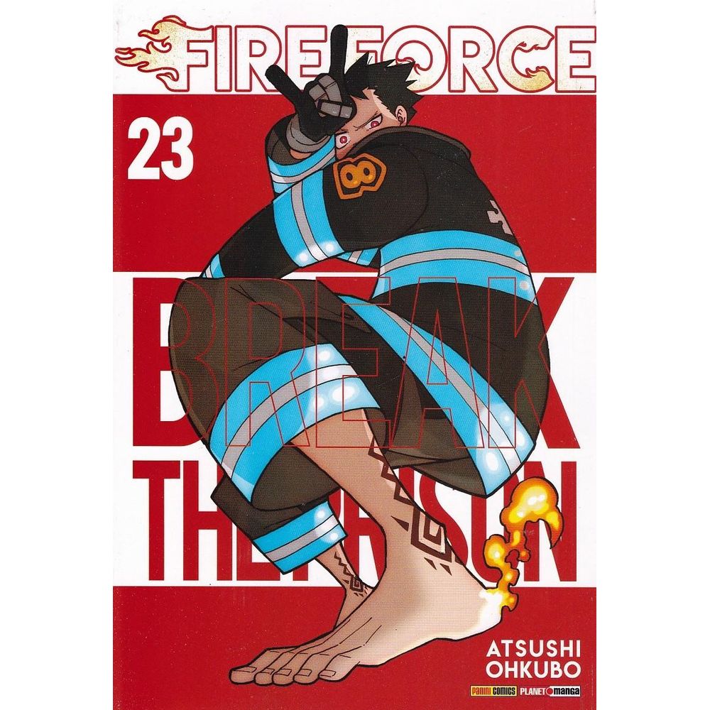 Fire Force 23 Editora Panini Gibis Quadrinhos HQs Mangás - Rika