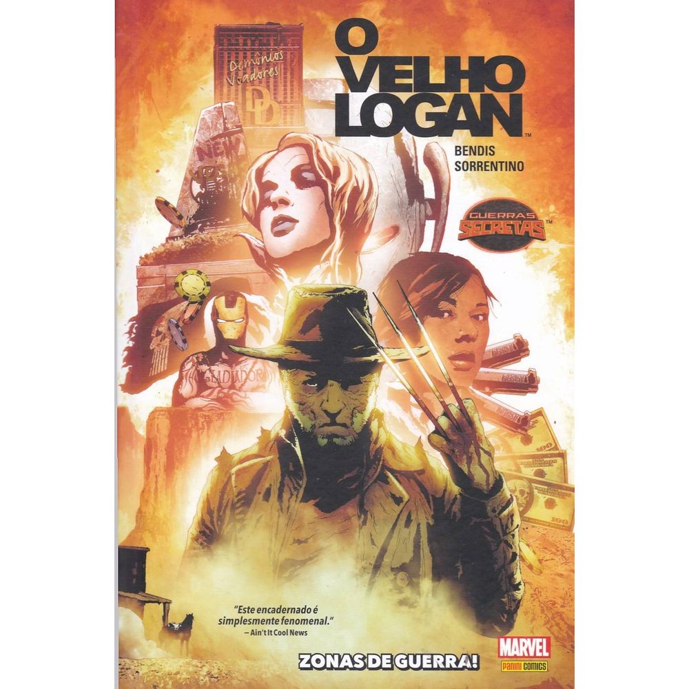 Velho Logan - Zonas de Guerra Editora Panini Gibis Quadrinhos HQs ...