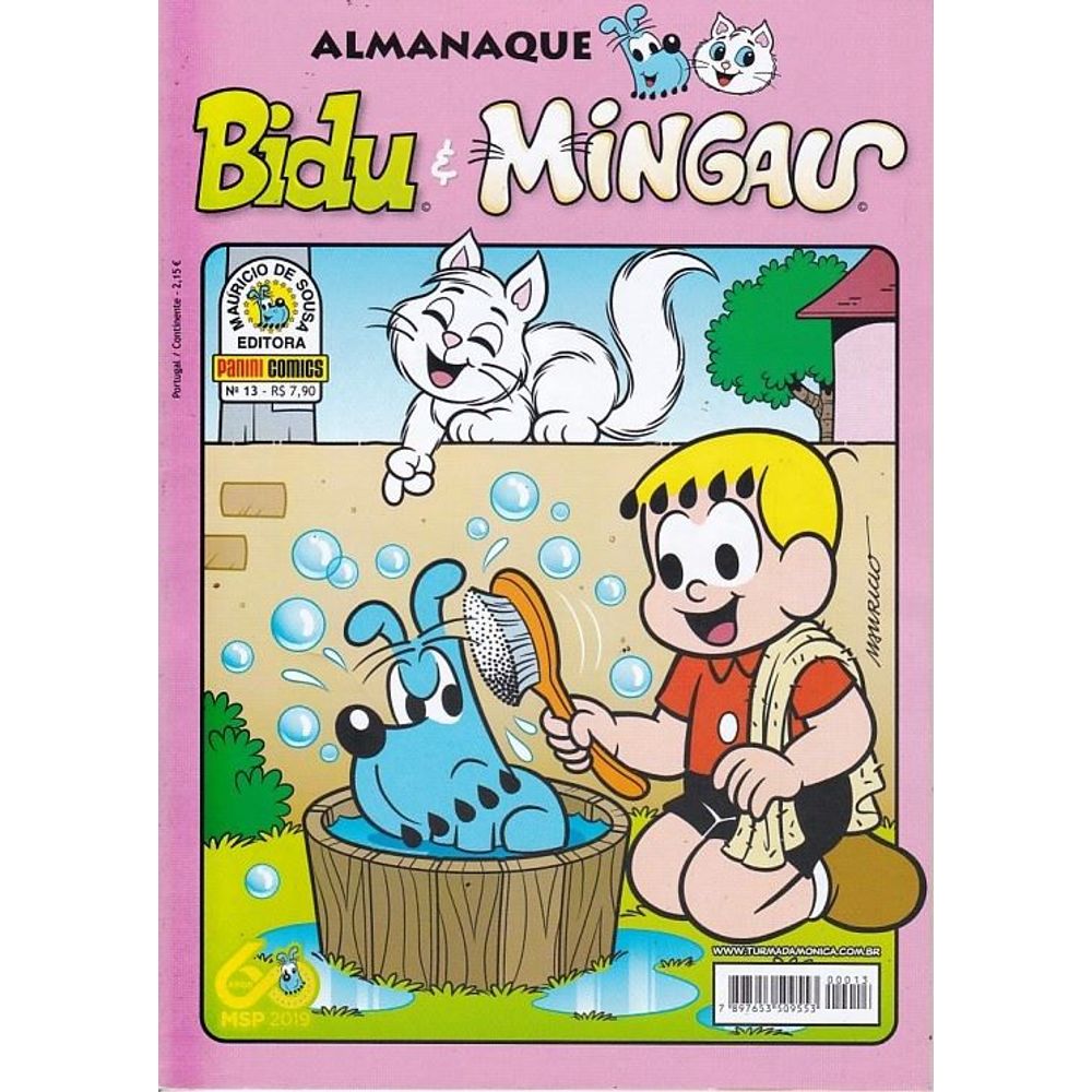 Almanaque Bidu e Mingau 13 Editora Panini - Rika Comic Shop - Gibis ...