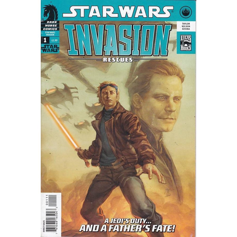 Star Wars - Invasion - Rescues # 1 - Gibis Mangás Quadrinhos HQs - Rika