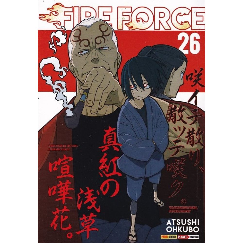 Fire Force 26 Editora Panini Gibis Quadrinhos HQs Mangás - Rika